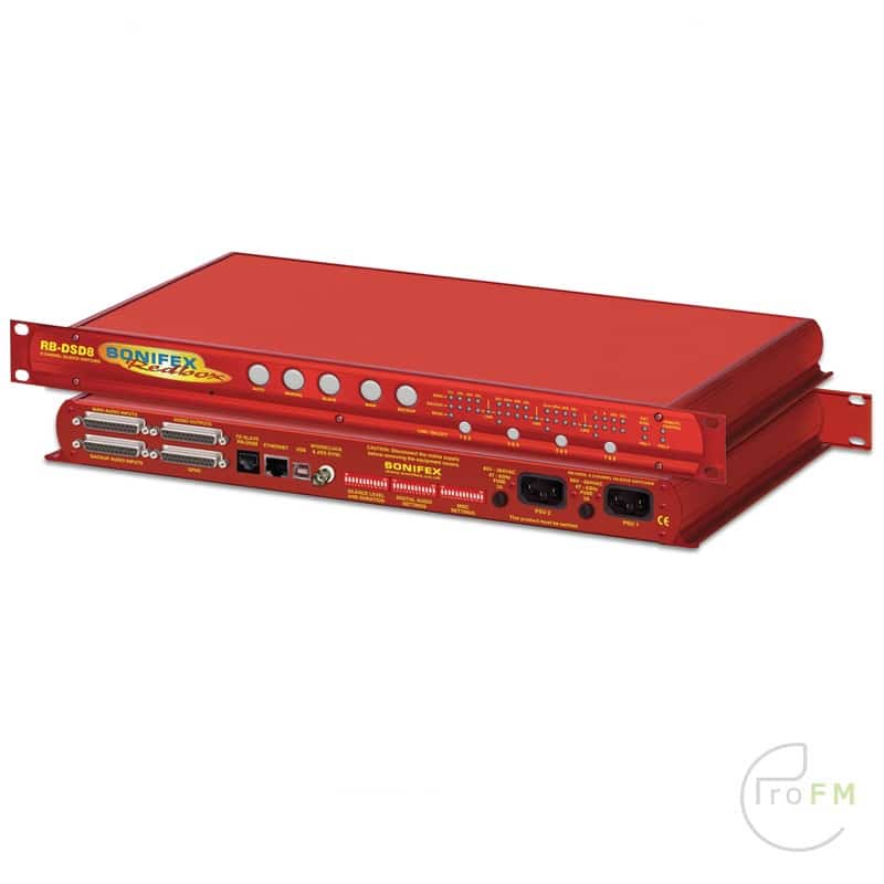 Sonifex RedBox RB-DSD8 8 Kanaals Stilte Detector - ProFM Broadcast
